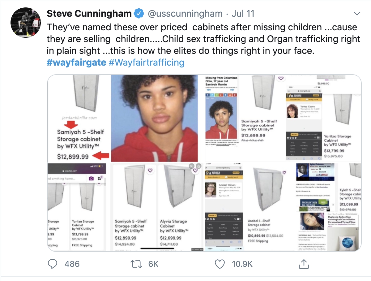 Waif Error: Why the Wayfair Conspiracy Theory Took Off – Mike Rothschild